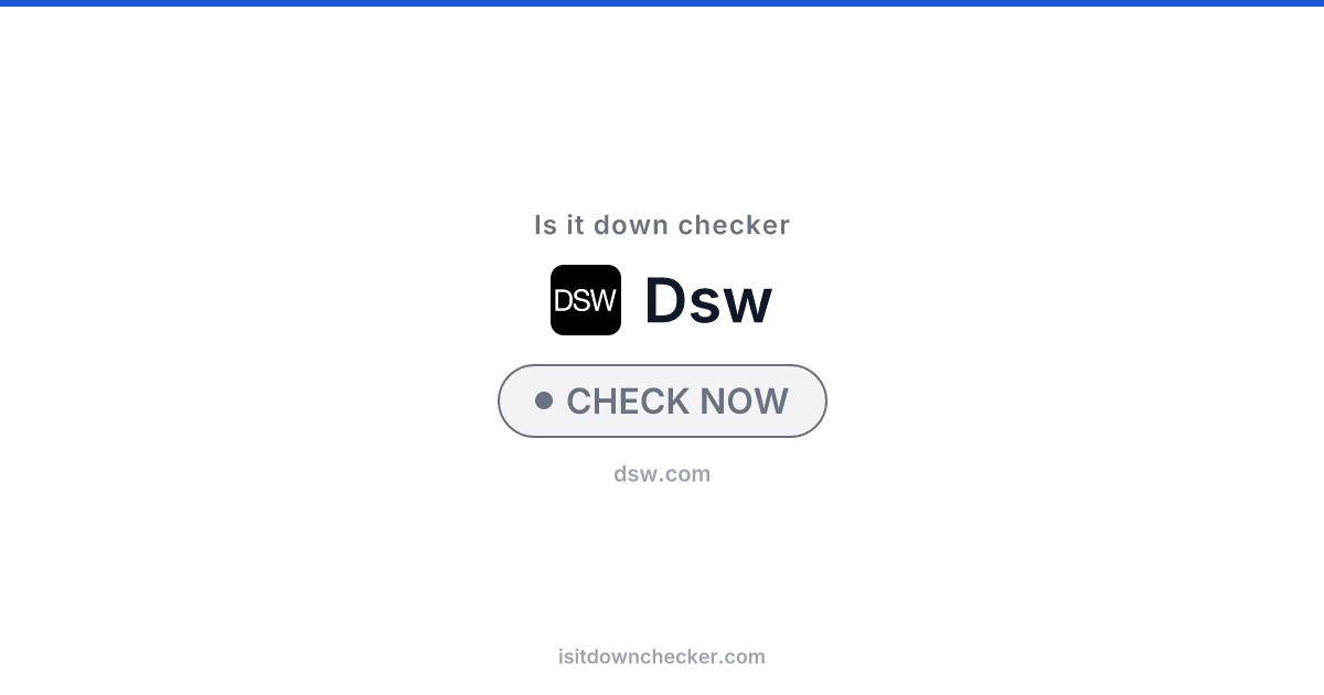 Is DSW Down? Check Shopping Status Now | Is it down checker
