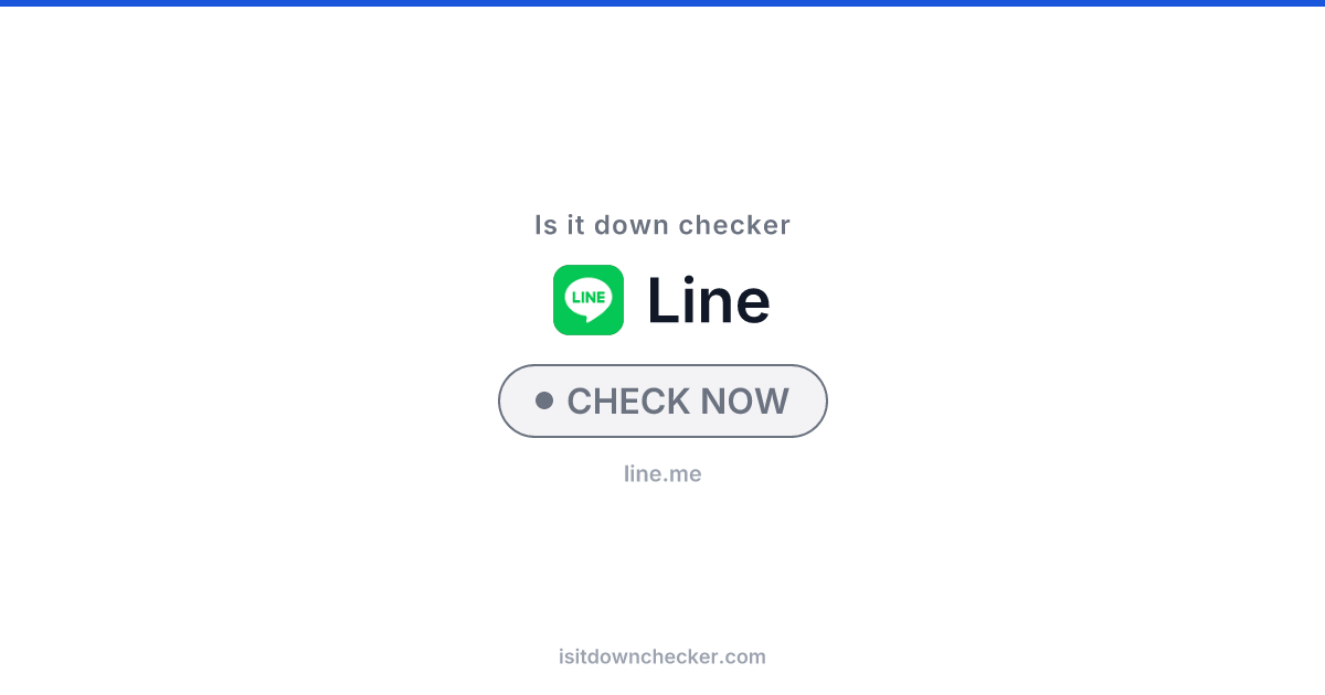 Is LINE Down? Check Social Media Status Now | Is it down checker