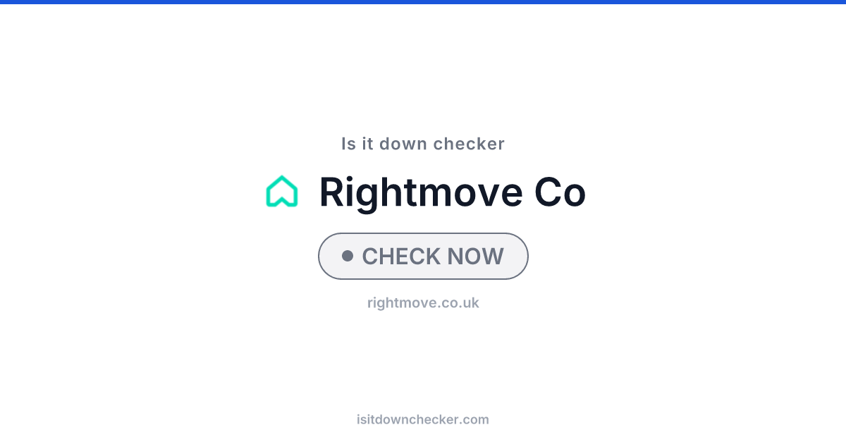 Is Rightmove Down? Check Status Now | Is it down checker
