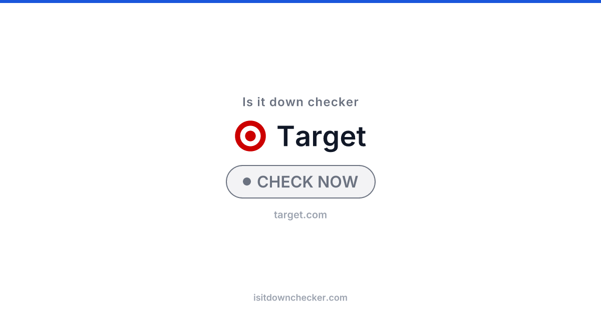 Is Target Down? Check Shopping Status Now | Is it down checker