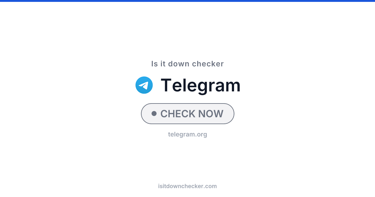 Is Telegram Down? Check Status Now | Is it down checker