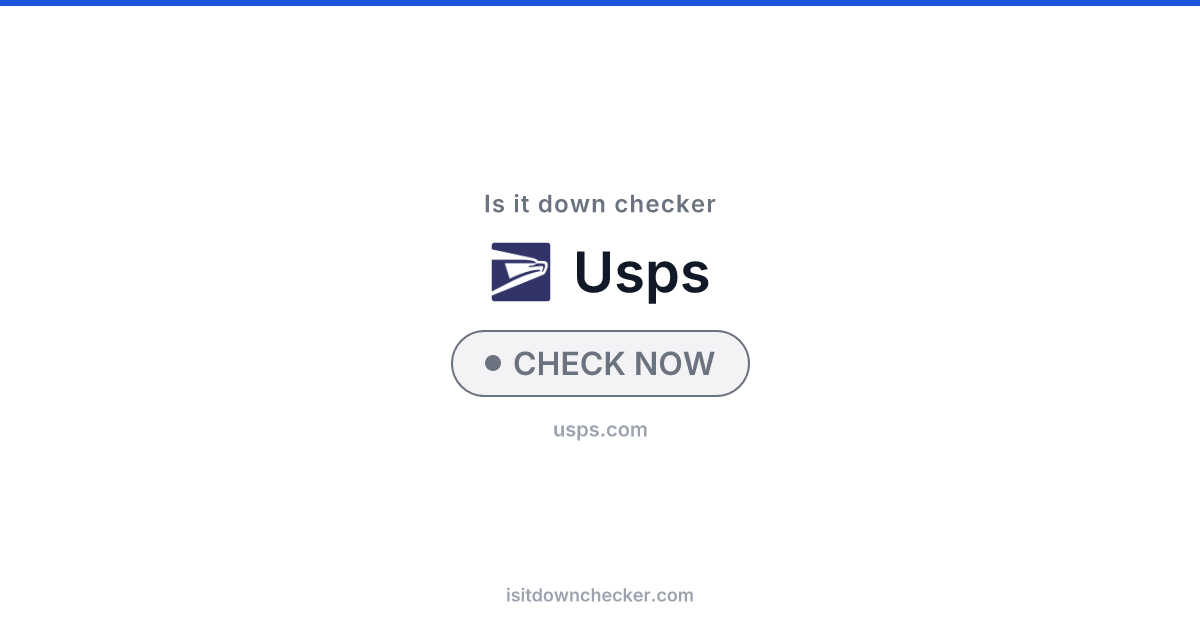 Is USPS Down? Check Shopping Status Now | Is it down checker