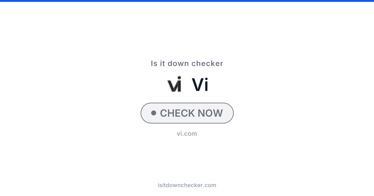 Is Vi India Down? Check Telecom Status Now | Is it down checker